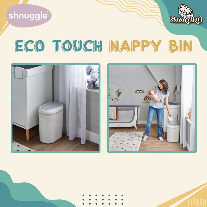 Shnuggle Eco Touch Nappy Bin / Diaper Pail / Tempat Sampah Popok ...